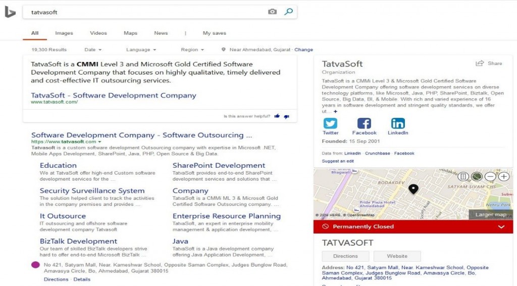 Microsoft Search in Bing – One Place to search for everything ...