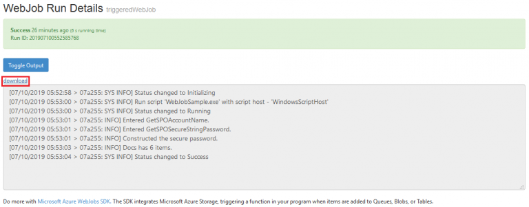 Securely Trigger An Azure Webjob Using Microsoft Flow Tatvasoft Blog