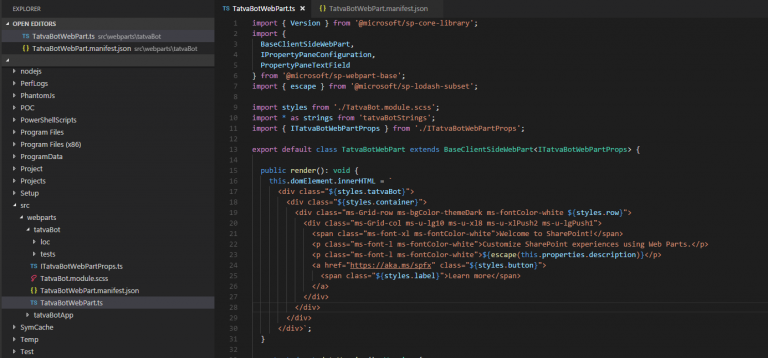 Build a Custom Chat Bot with SharePoint - TatvaSoft Blog