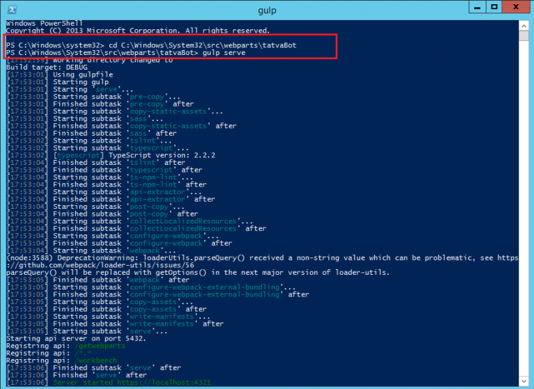 Actuate Bot Features Within Sharepoint Framework