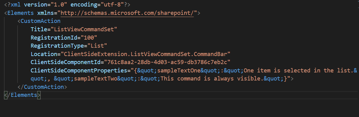Spfx Extensions Listview Command Set 