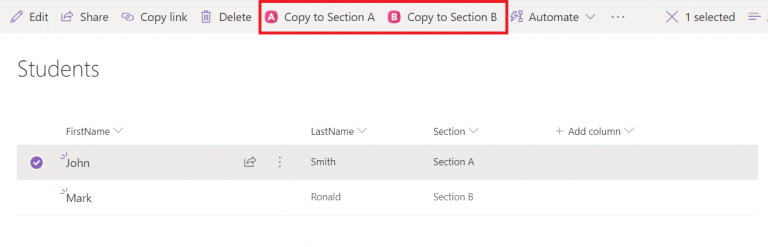 Spfx Extensions Listview Command Set