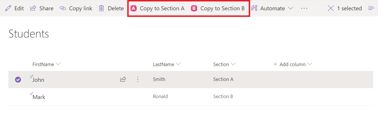 Spfx Extensions Listview Command Set