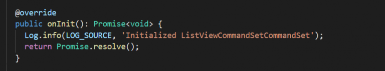 Spfx Extensions Listview Command Set