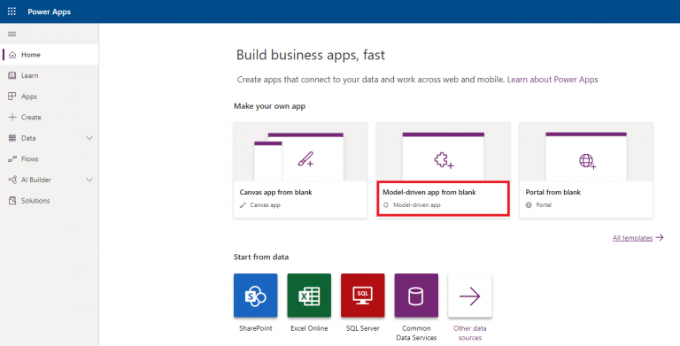 Power Apps - Model Driven Apps (Part 2)