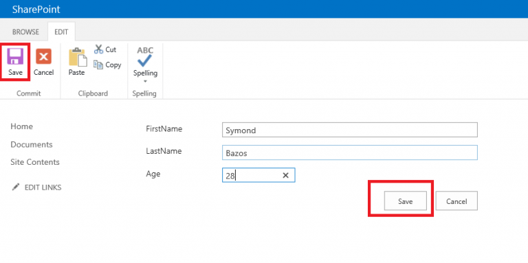Implement Crud Operations On Sql Table Using External Content Type In