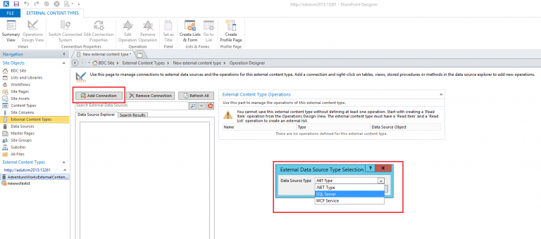 Implement CRUD Operations on SQL Table Using External Content Type in ...