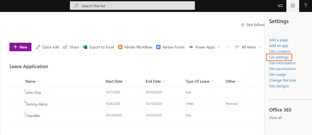 Nintex Forms: How to Create Form in Office 365? - TatvaSoft Blog