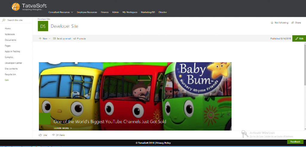 Sharepoint Framework Extensions Quick Tutorial Tatvasoft Blog