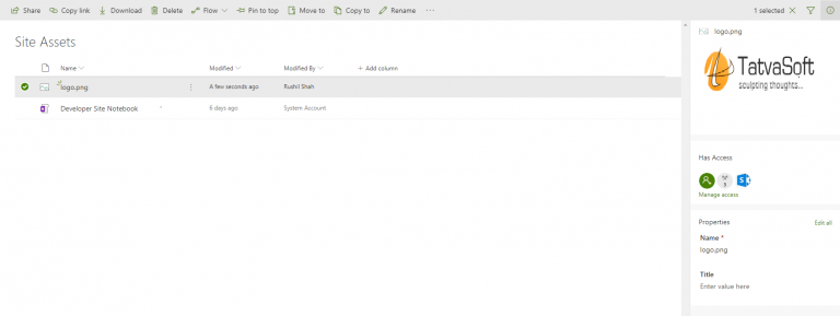 SharePoint Framework Extensions – Quick Tutorial - TatvaSoft Blog