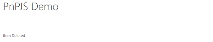 Use of PnP JS Core JavaScript Library - TatvaSoft Blog