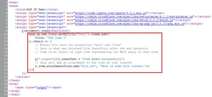 Use of PnP JS Core JavaScript Library - TatvaSoft Blog