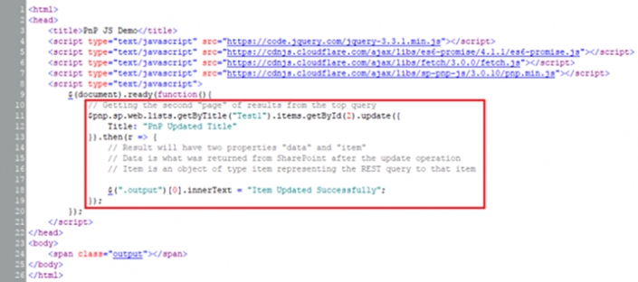 Use of PnP JS Core JavaScript Library - TatvaSoft Blog