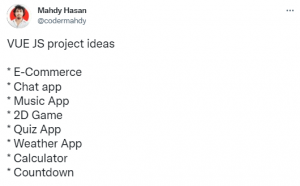 Top Vue JS Projects For Beginners - TatvaSoft Blog